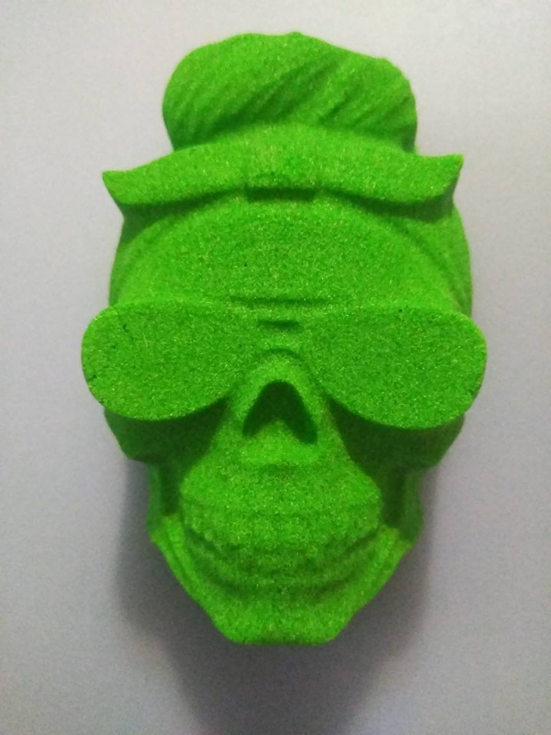 Girly Skull With Bandana Plastic Bath Bomb Mold Soap Mold Plaster Mold ...
