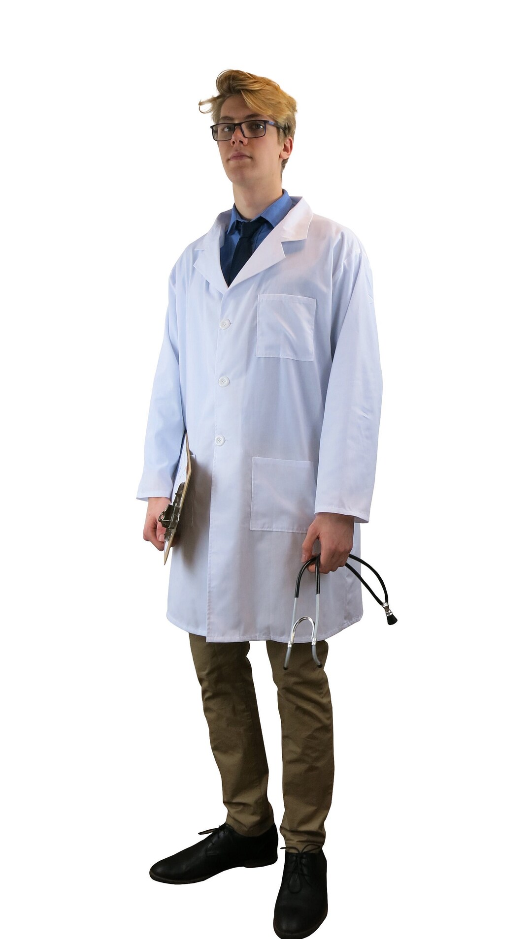 Dr Coat ER Fancy Dress Mad Scientist Costume Lab Technician - Etsy UK