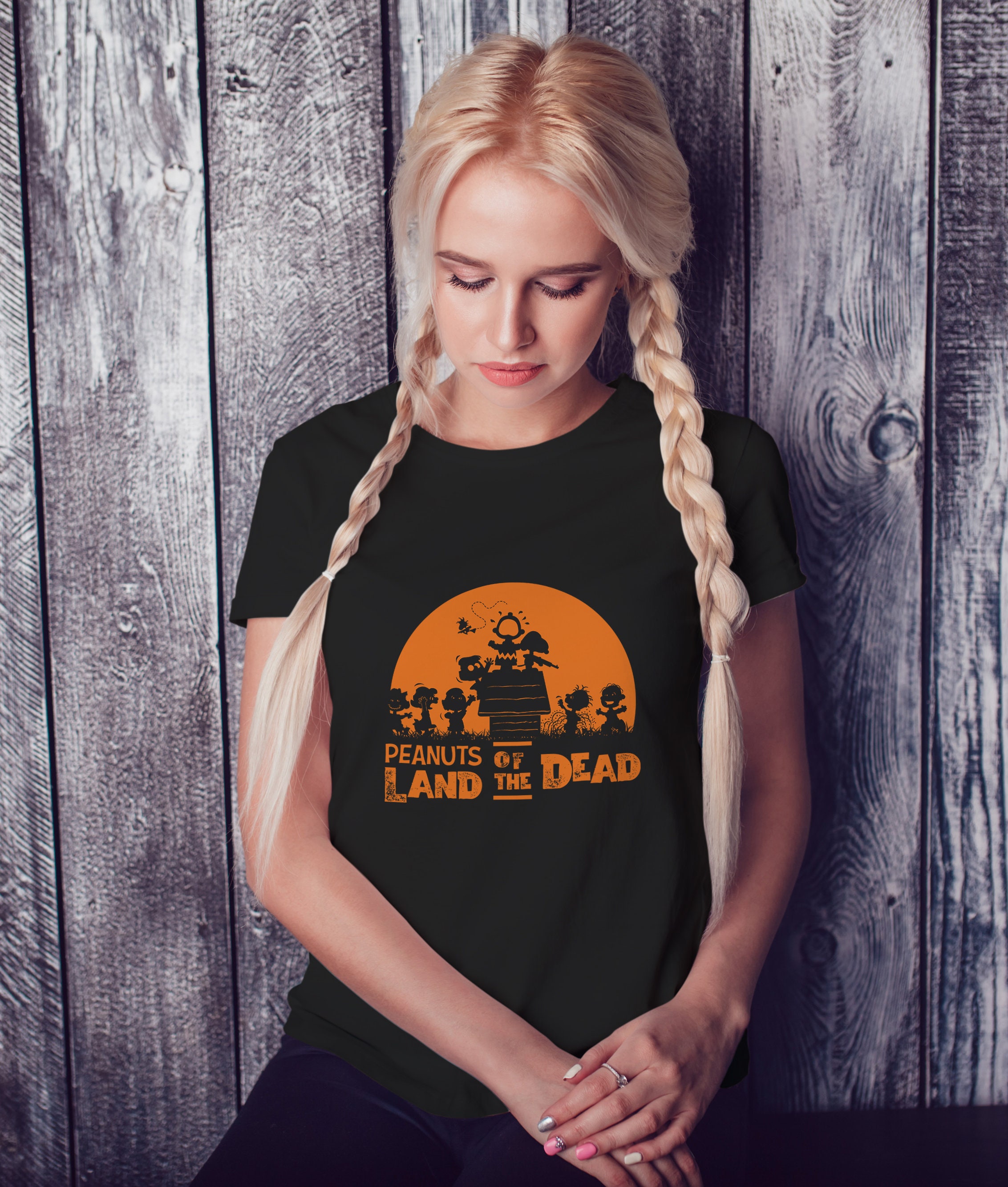 Peanuts Gang Zombie T-shirt - Etsy