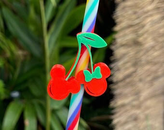 Cherry Straw Topper - Etsy