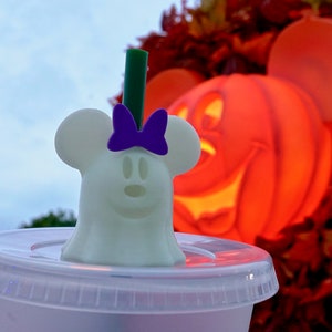 Magical Straw Happy Haunt Ghost Straw Buddy Straw Charm - Etsy