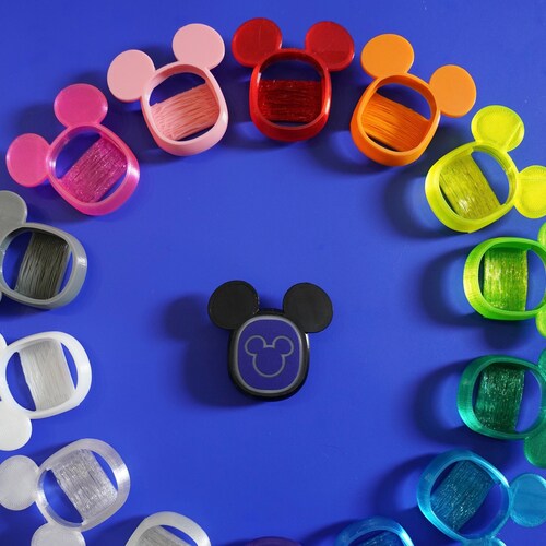 FLEXIBLE Magicband 2.0 Puck Keychain Holder Ear Style - Etsy