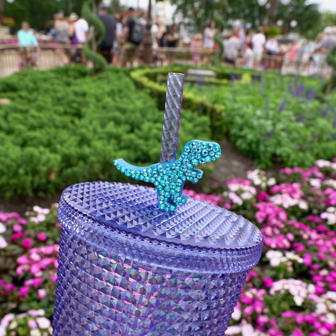 BLING Dinosaur T Rex Straw Topper Straw Kick Straw Buddy - Etsy