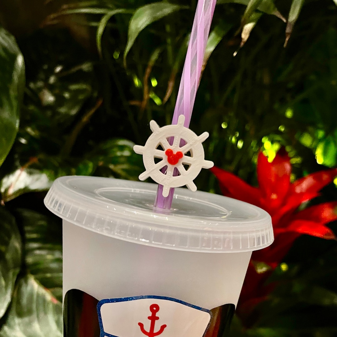 Ship Wheel Straw Topper Straw Buddy Straw Charm Straw Decoration - Etsy