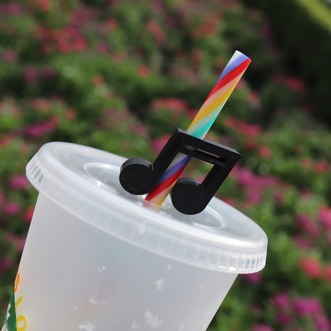 Magical Straw Music Note Straw Buddy Straw Charm Straw - Etsy