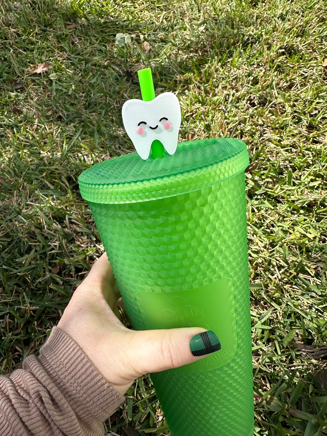 Tooth Straw Topper | Straw Buddy | Straw Charm | Straw Decoration - Etsy