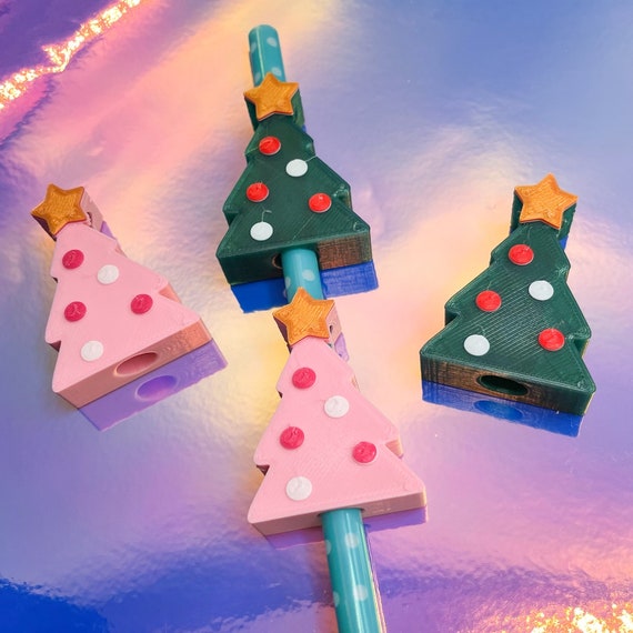 Straw Topper Christmas Tree Straw Buddy Straw Charm | Etsy