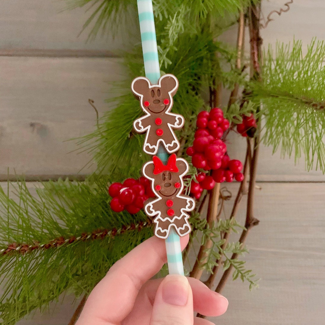 Gingerbread Mouse Straw Topper | Straw Buddy | Straw Charm | Straw ...