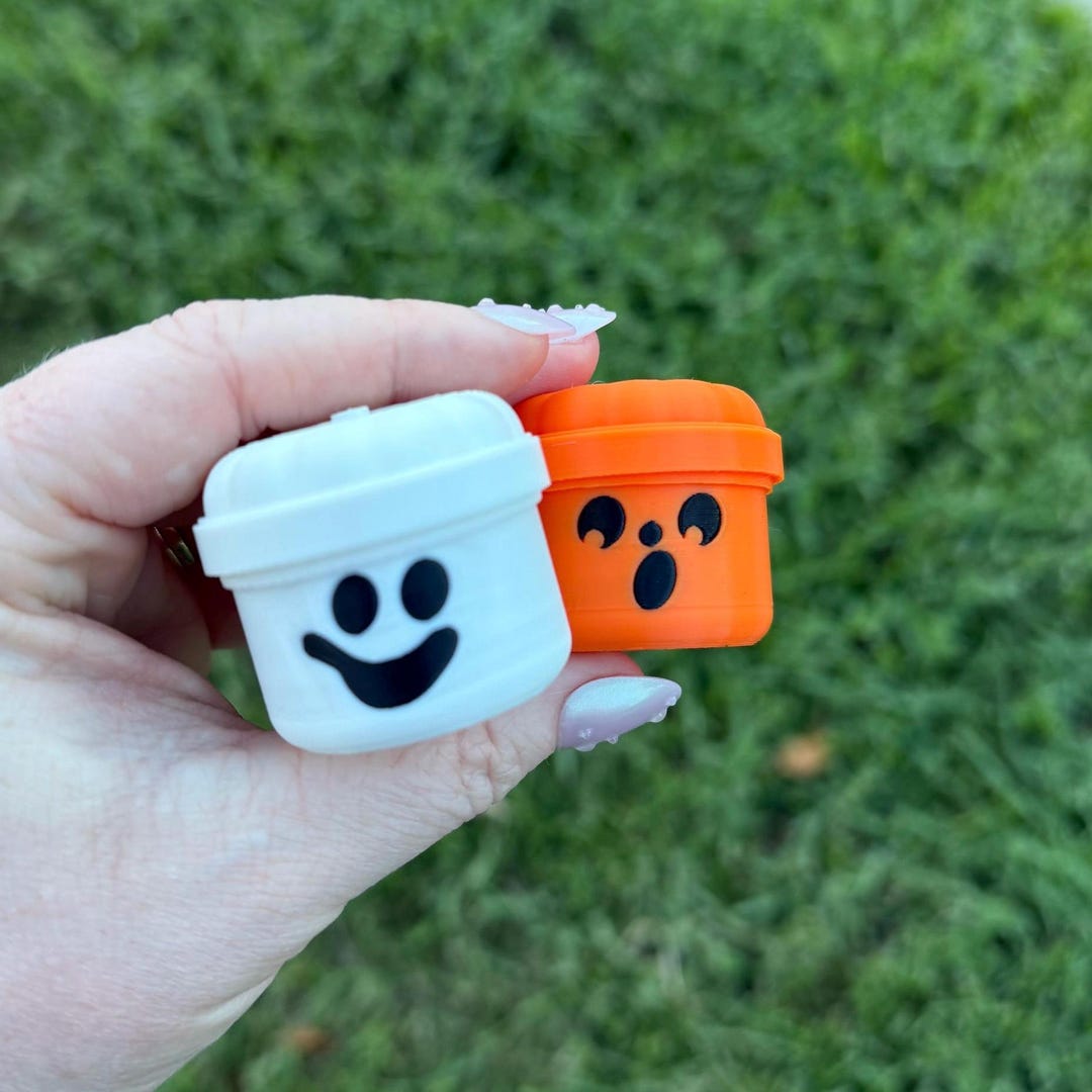 Halloween Bucket Fidget Keychain | Clicky Toy | Bag Charm - Etsy