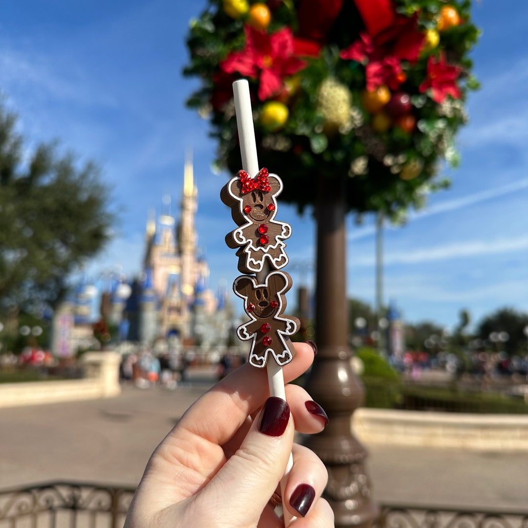 BLING Gingerbread Mouse Straw Topper | Straw Buddy | Straw Charm ...