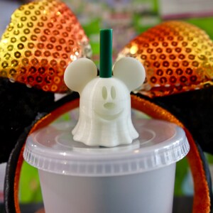 Magical Straw Happy Haunt Ghost Straw Buddy Straw Charm | Etsy