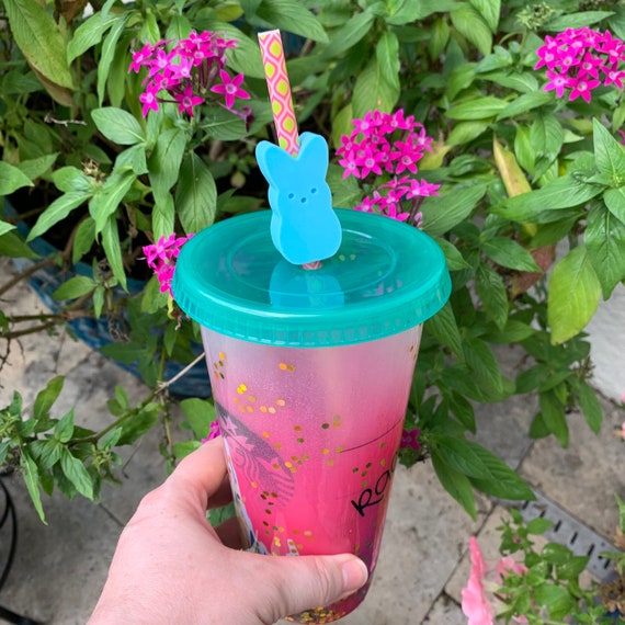 Magical Straw Bunny Straw Buddy Straw Charm Straw - Etsy