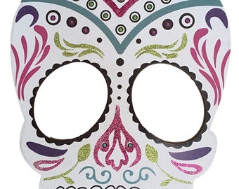 Mexican skull mask | Etsy