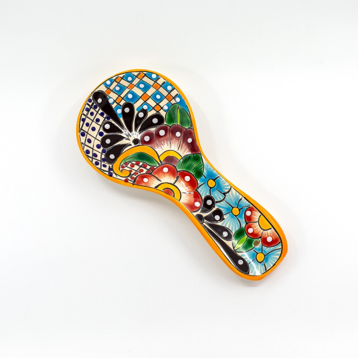 Ceramic Spoon Rest Colorful Mexican Home Decor Kitchen - Etsy
