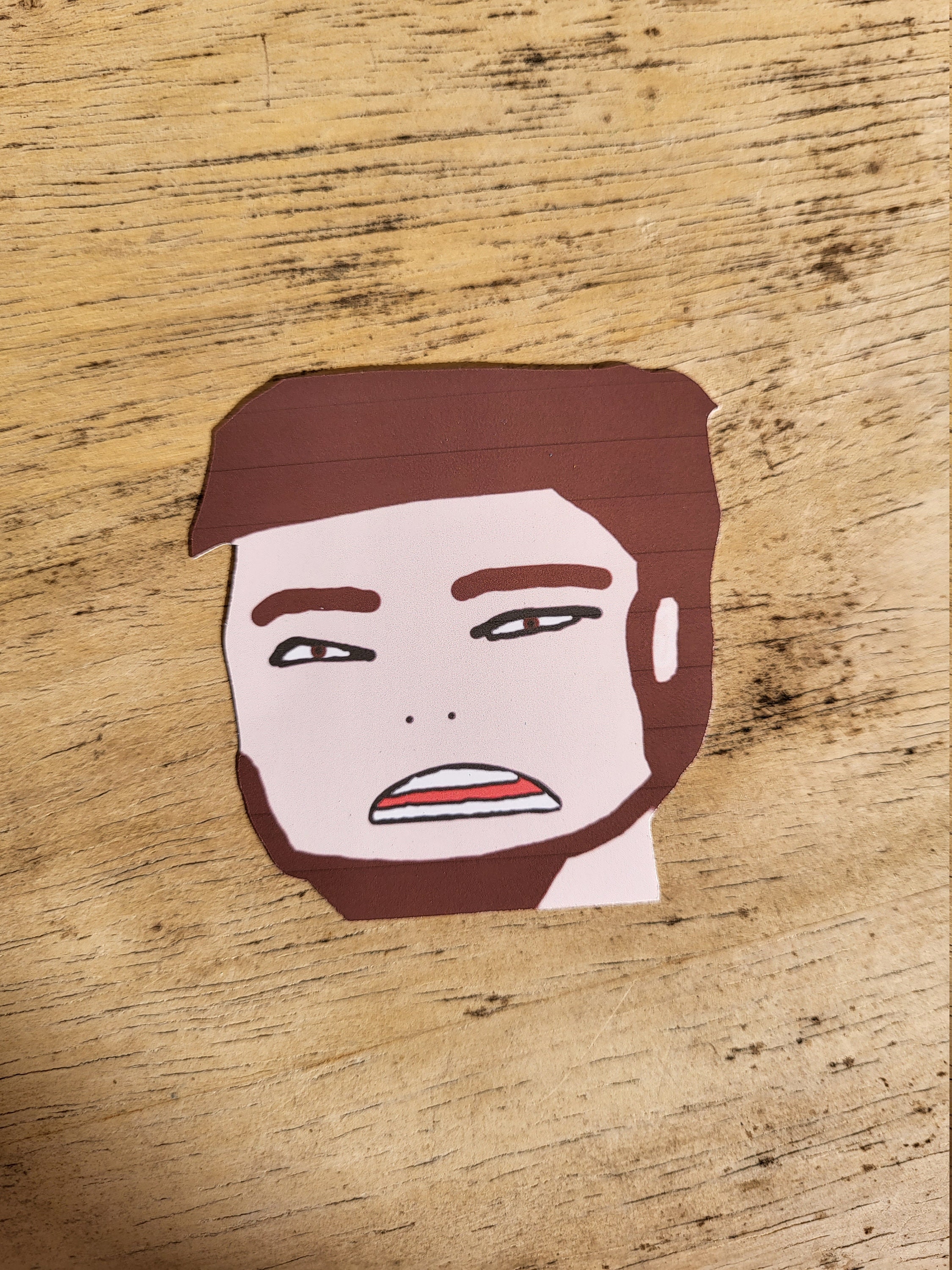 Laptop WHISKEYCHAI EMOTE beard Sticker Decals & Skins Electronics ...