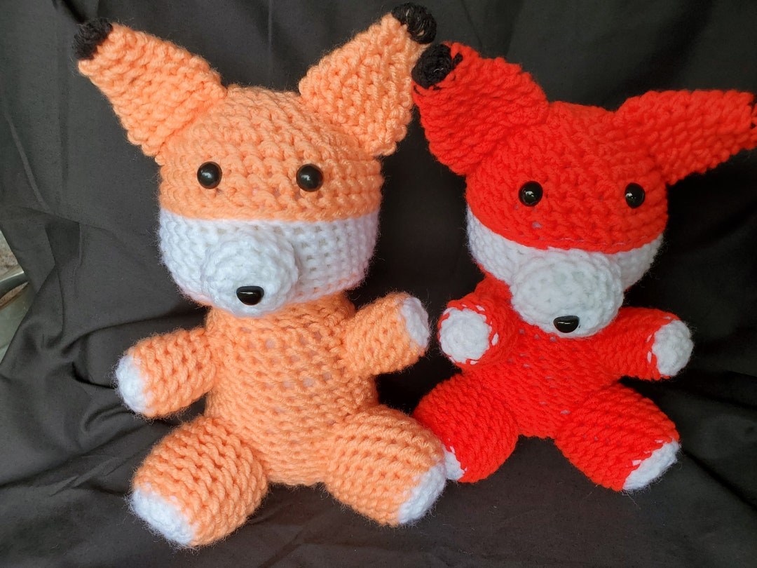 Made to Order! Frankie the Fox, Fox Plush, Yarnbaubles Fox, Plushie ...