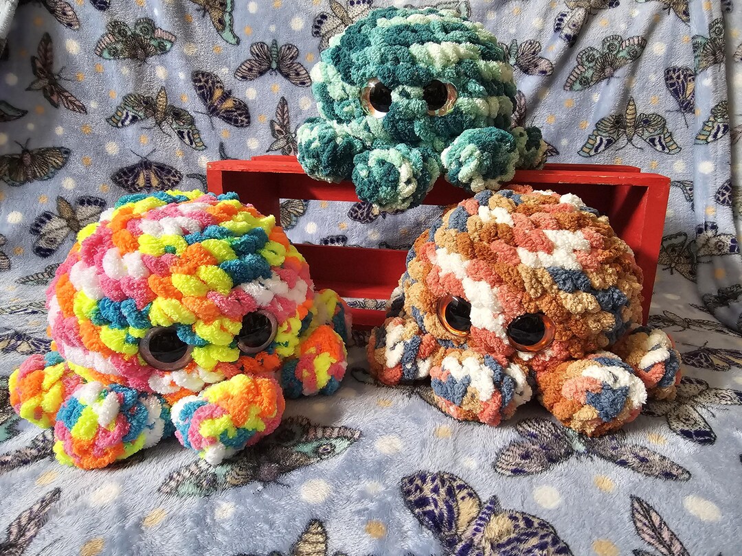 Made to Order! Ophelia the Octopus, Amigurumi, Handmade Plush, Plushy ...