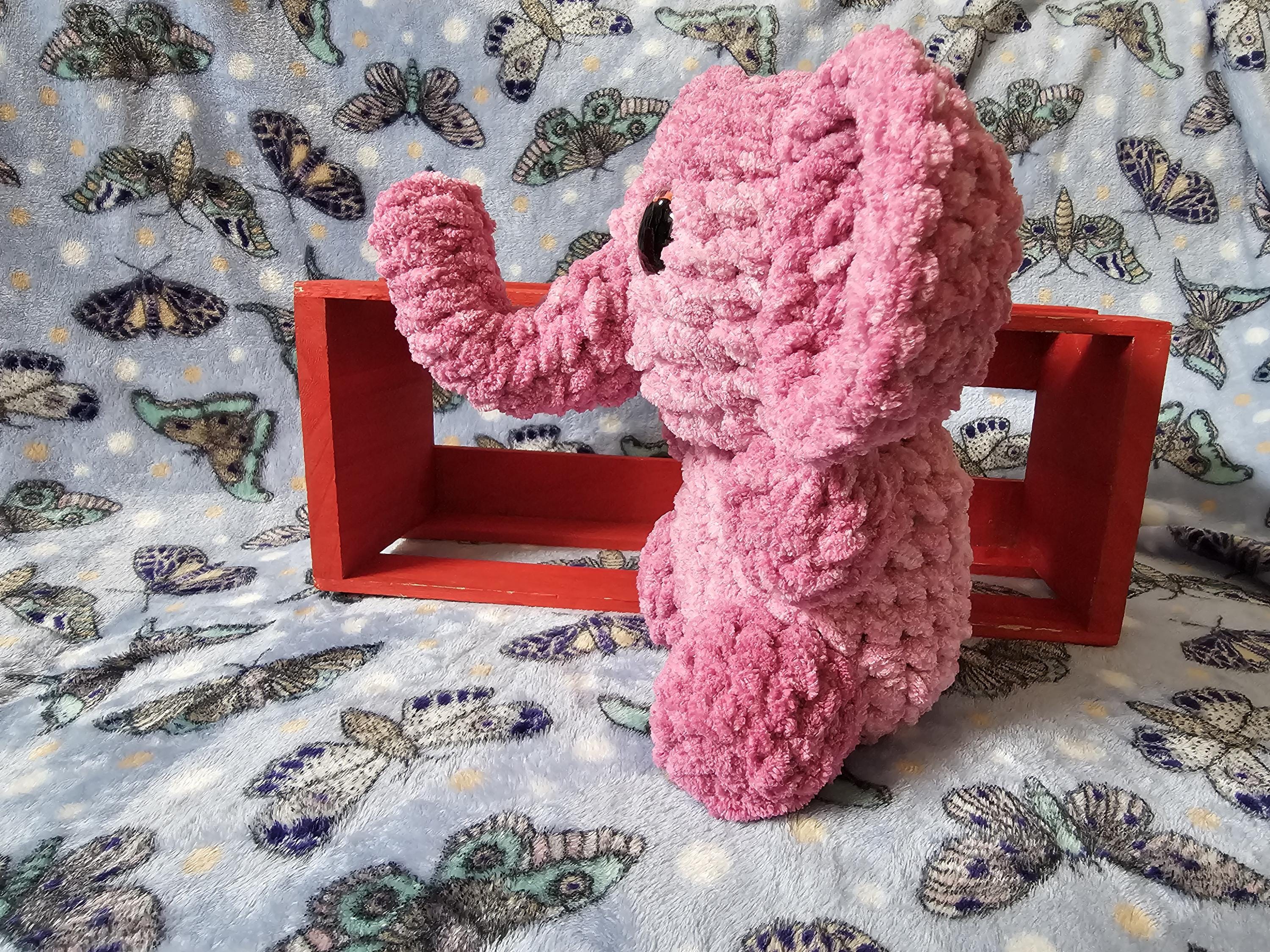 Made to Order! Eleanor the Elephant, Amigurumi, Handmade Plush, Plushy ...