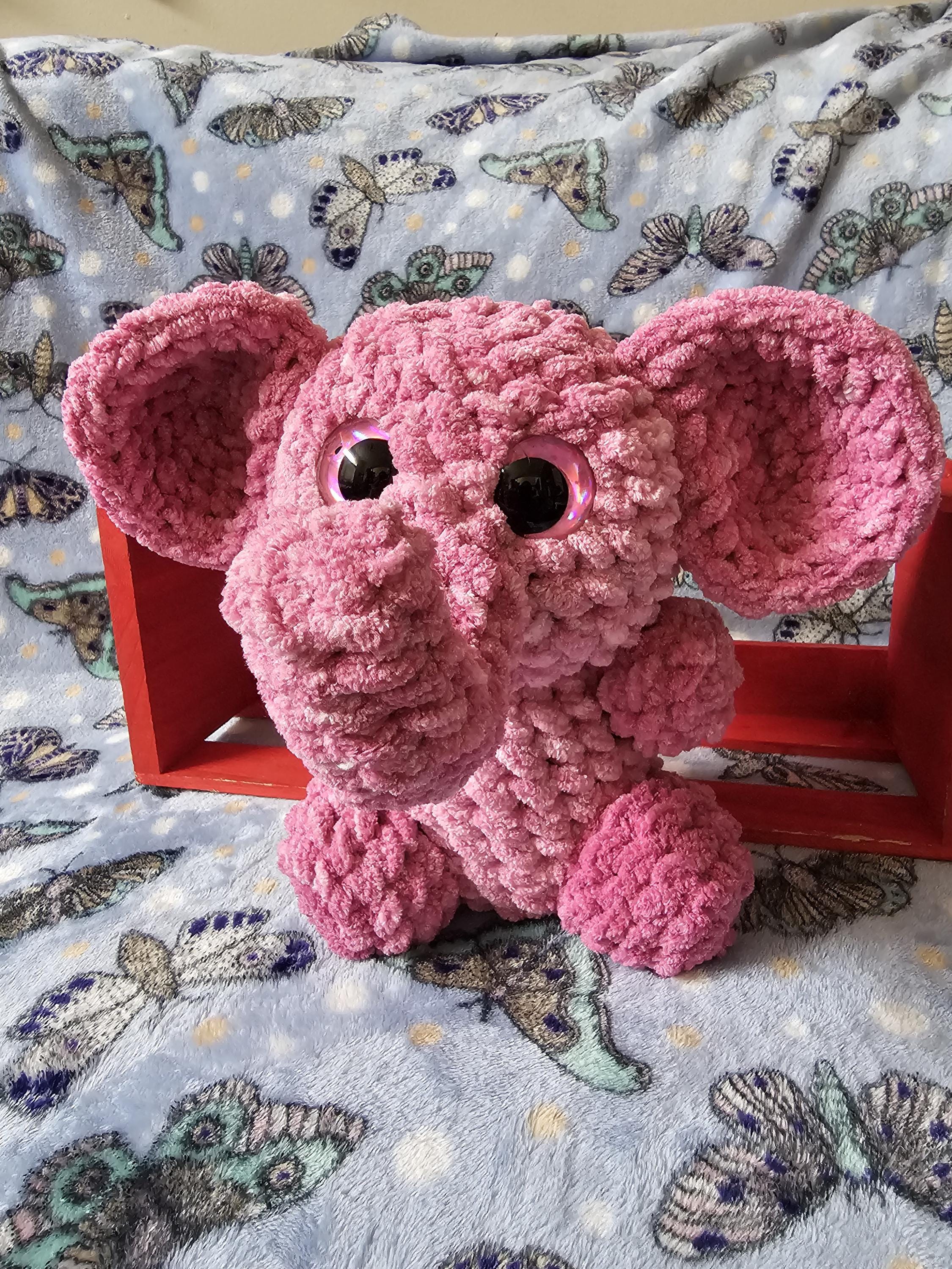 Made to Order! Eleanor the Elephant, Amigurumi, Handmade Plush, Plushy ...