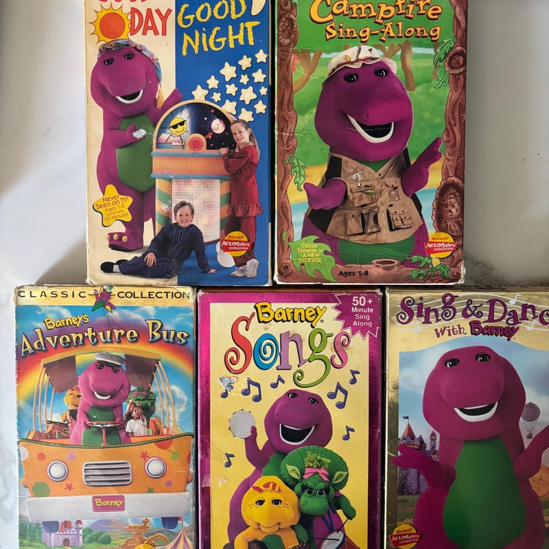 Barney Vhs Lot - Etsy