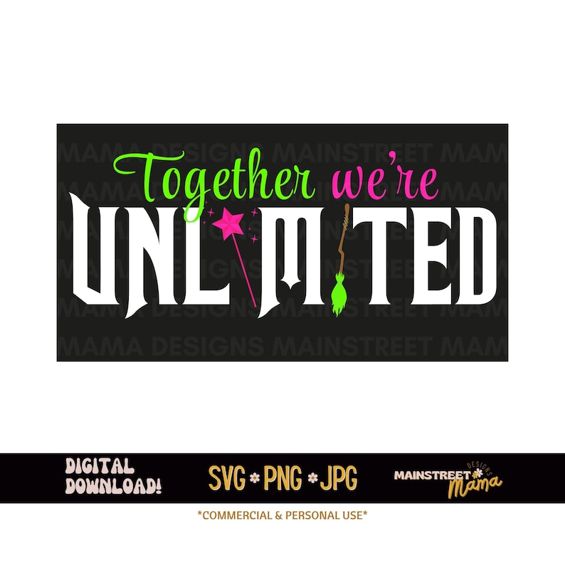 Wicked SVG | Wicked Broadway | Together We're Unlimited | Team Elphaba | Defying Gravity ...