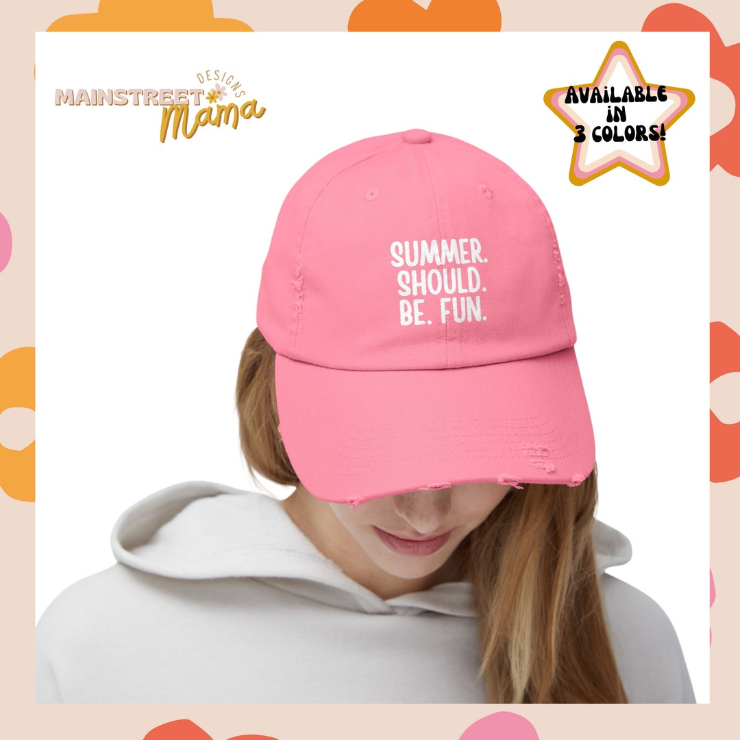 Summer. Should. Be. Fun. Hat Funny Baseball Cap Summer House Merch ...