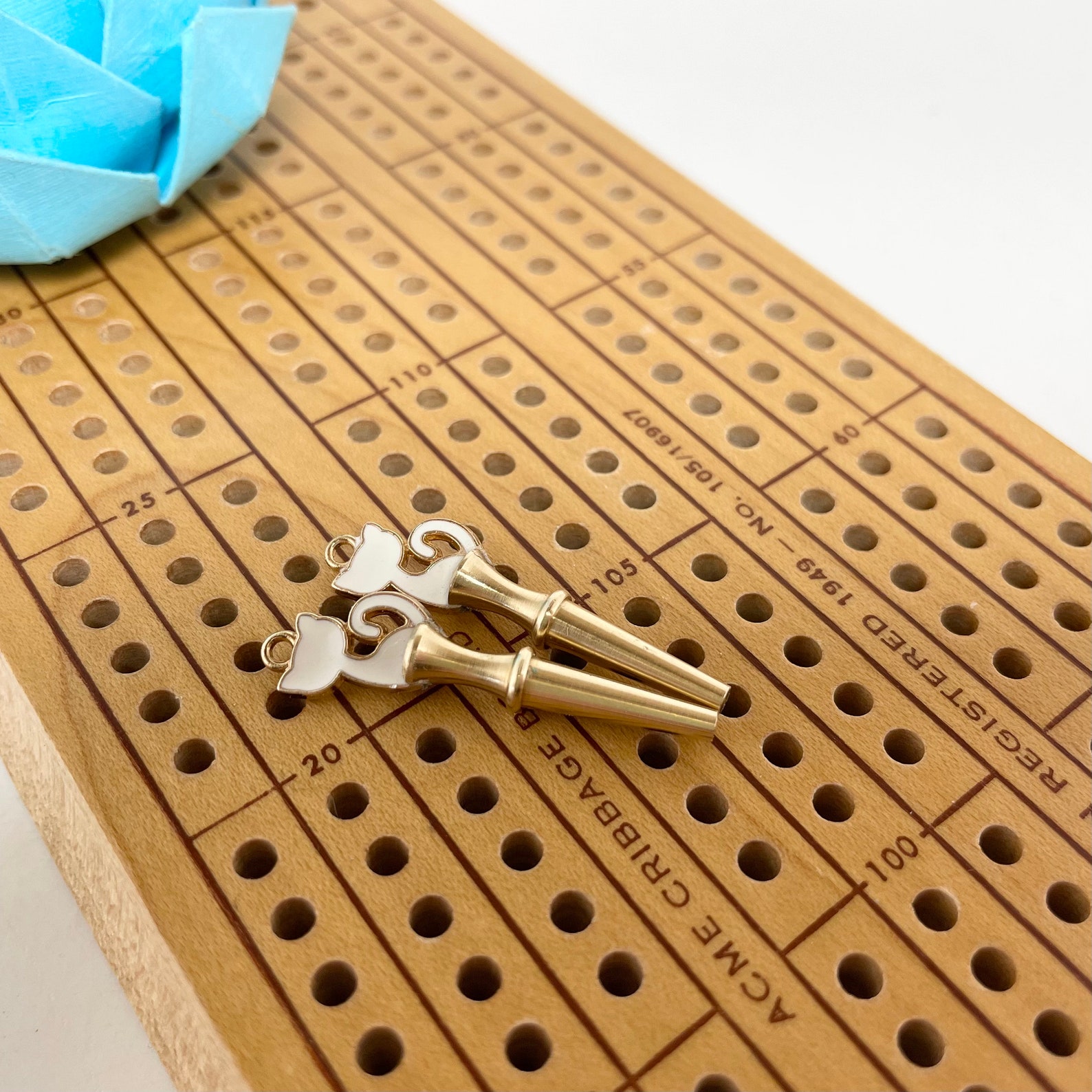Cribbage Pegs | Crib Pegs | Cribbage Board | Cat | Cat Lover - Etsy