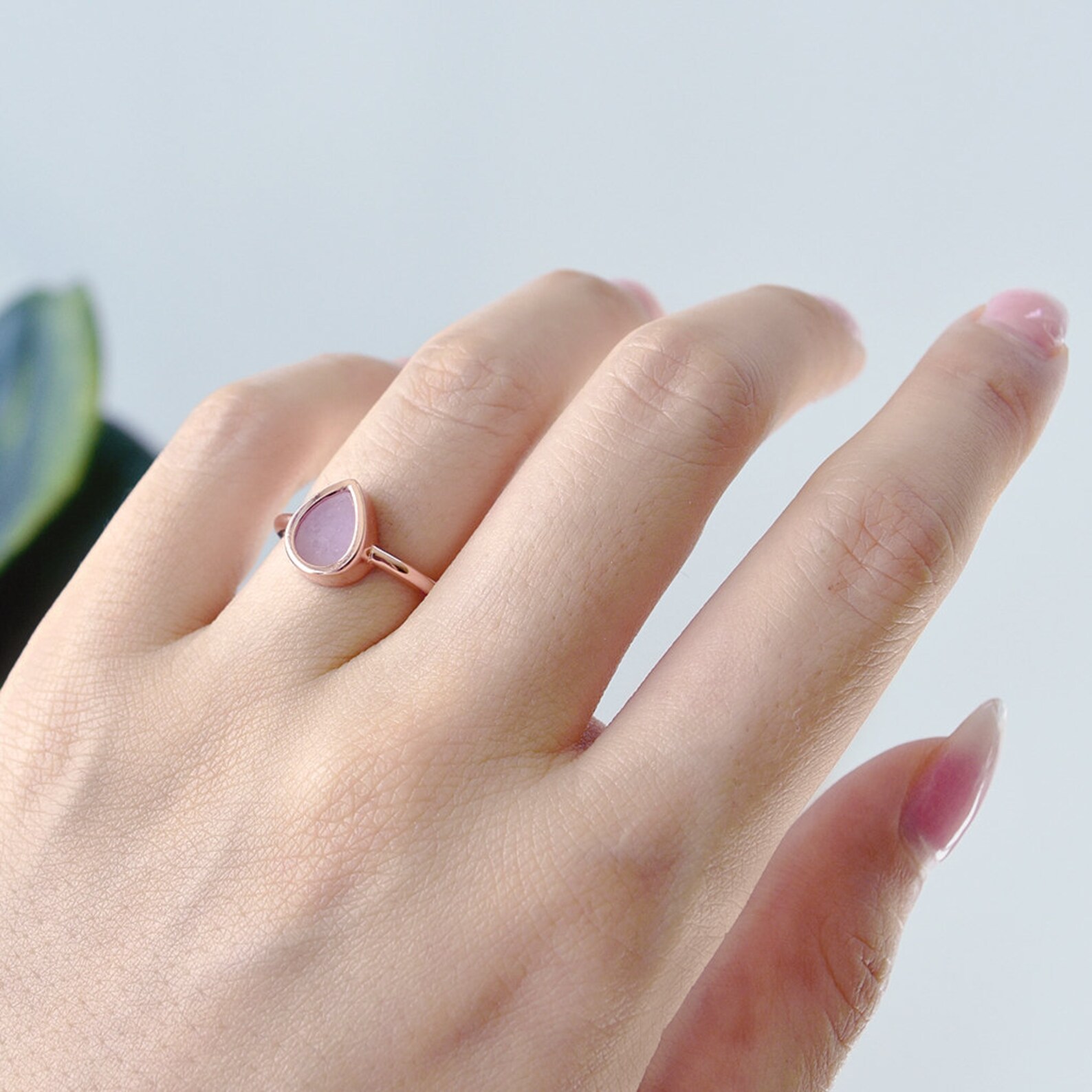 Natural Lavender Jade Ring (small) - Etsy