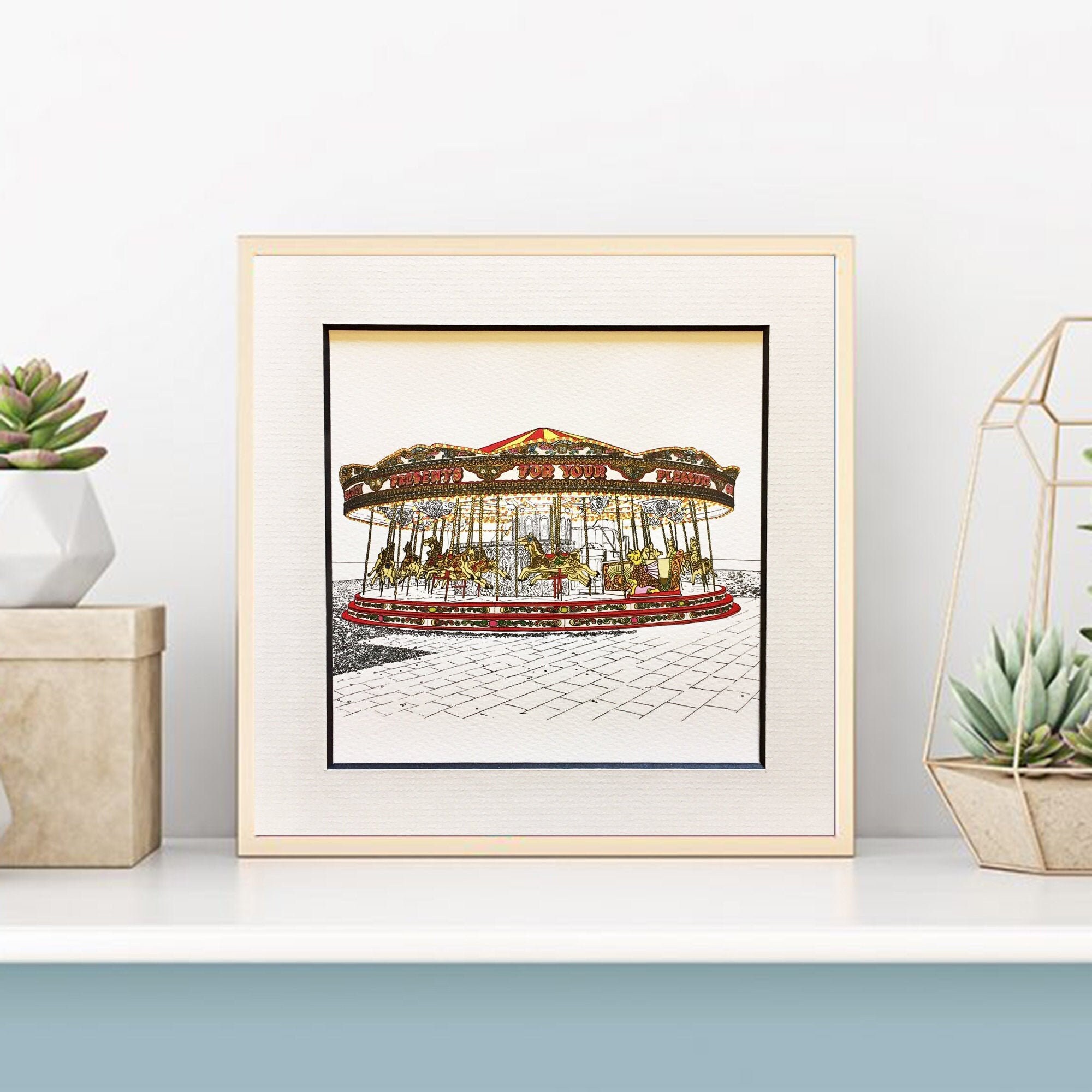 Carousel Print - Etsy