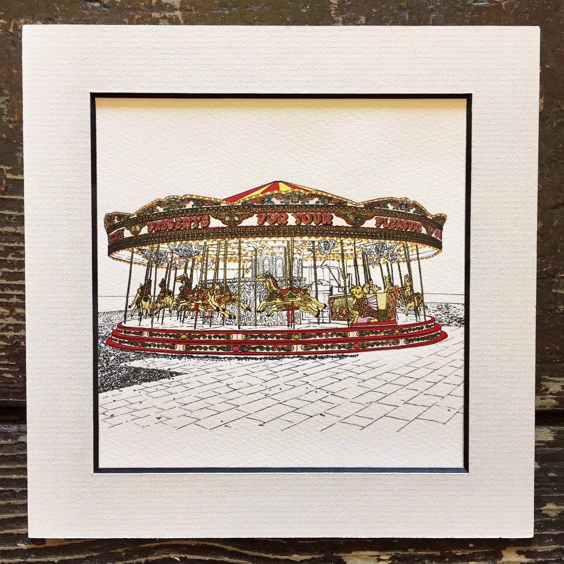 Carousel Print - Etsy