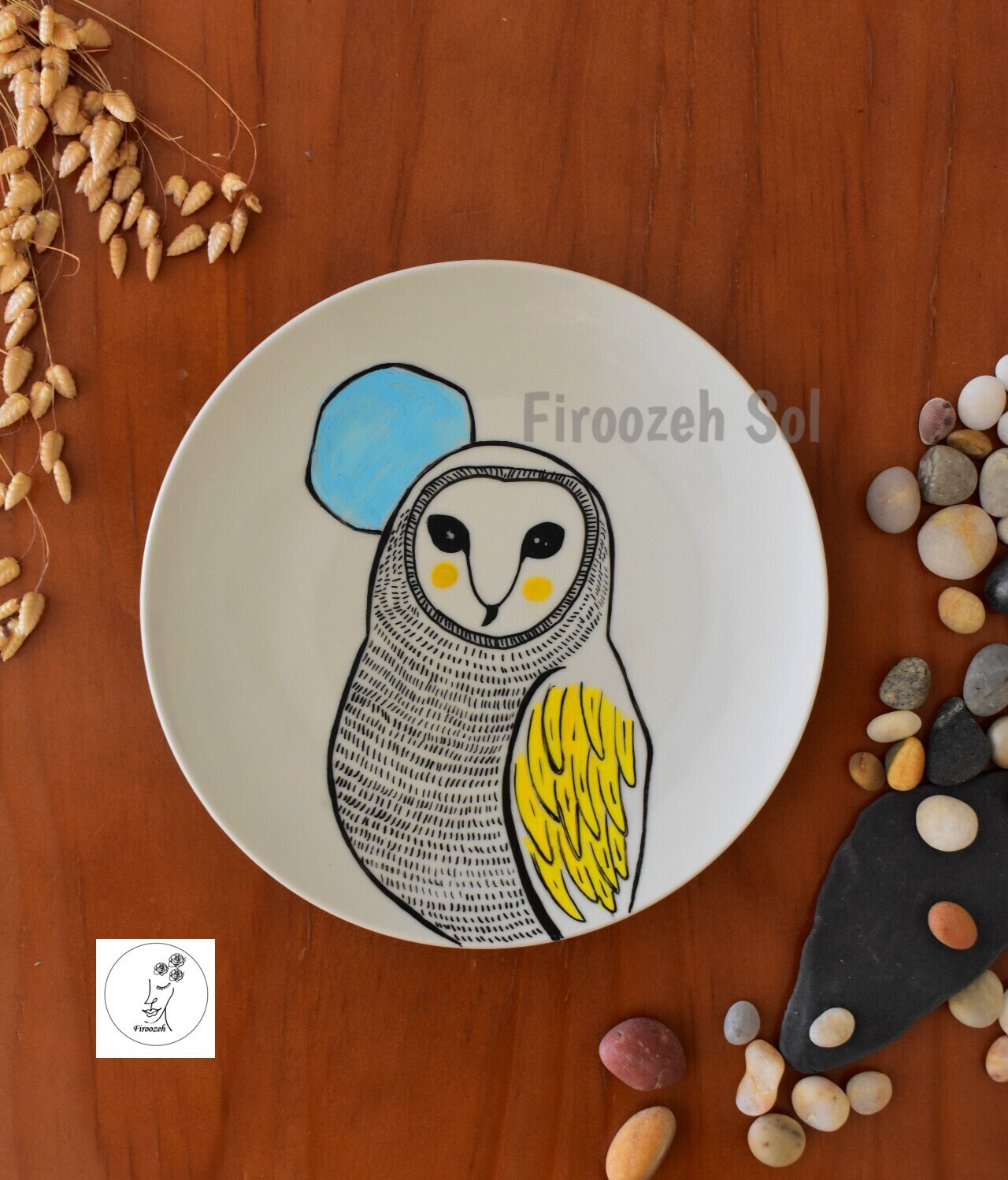 Hand Painted Decorative Plates - Etsy