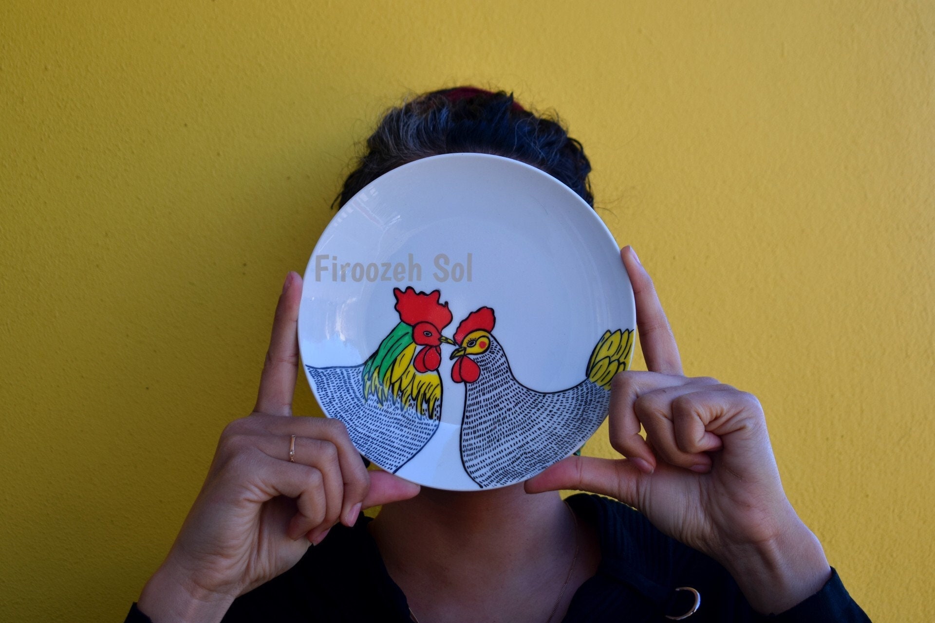 Hand Painted Decorative Plates - Etsy