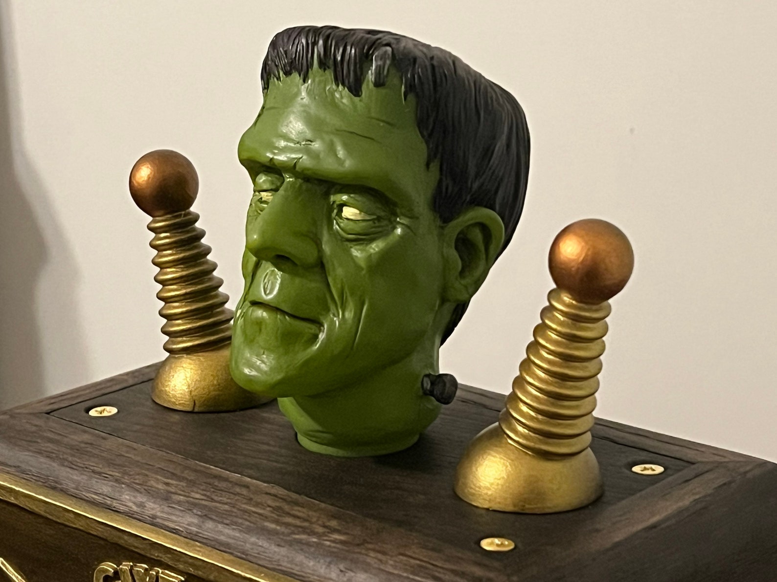 Interactive Frankenstein Light up Blow Mold Make Your Own Electricity ...
