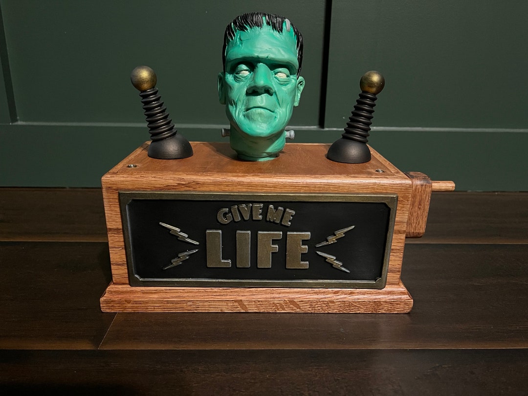 Interactive Frankenstein Light up Blow Mold Make Your Own Electricity ...