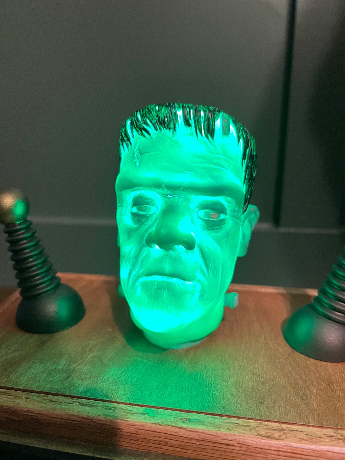 Interactive Frankenstein Light up Blow Mold Make Your Own Electricity ...