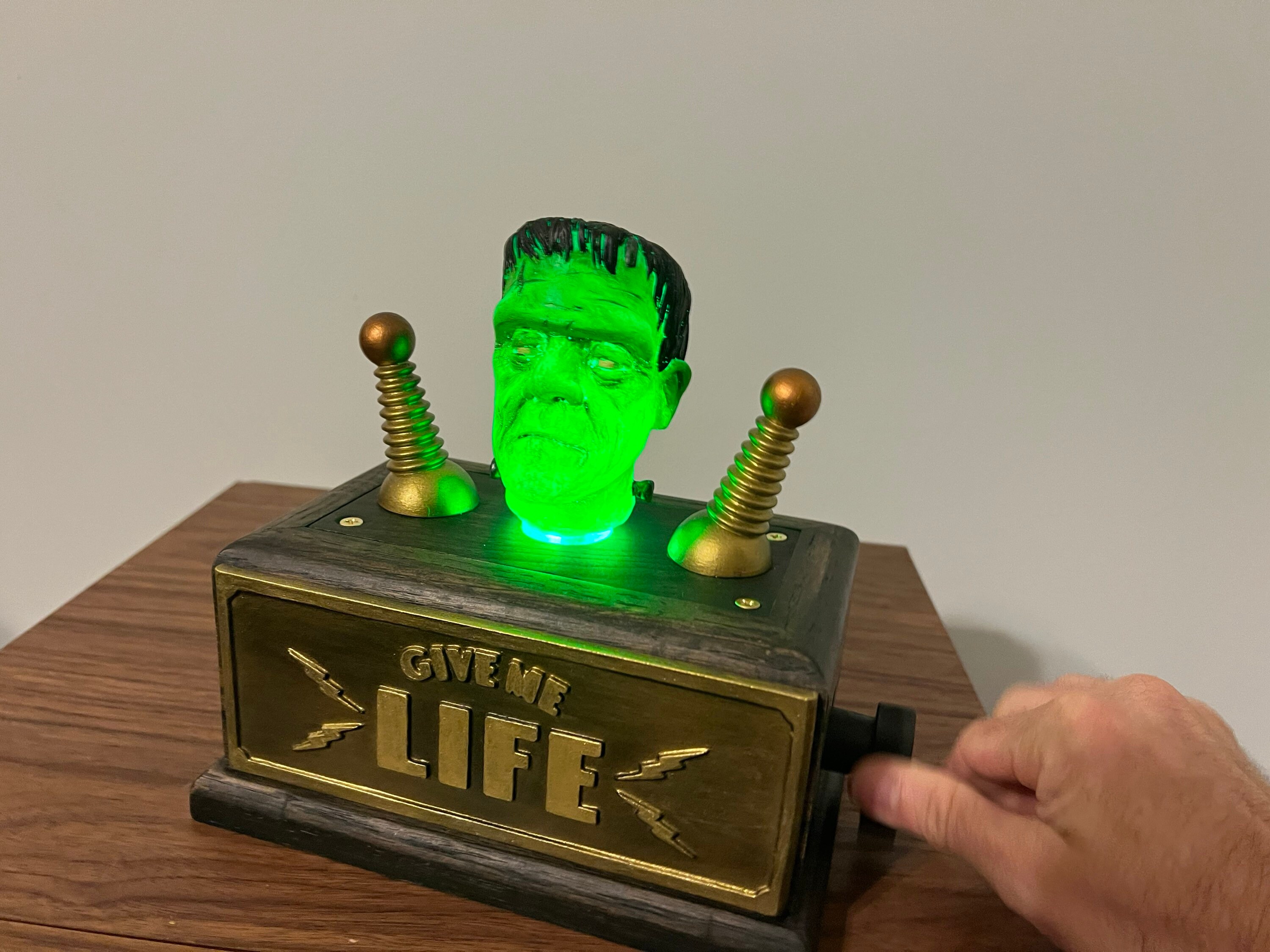 Interactive Frankenstein Light up Blow Mold- Make Your Own Electricity ...