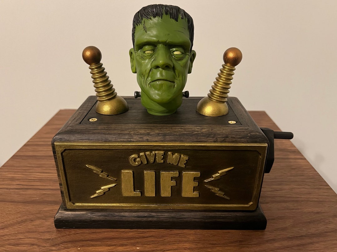 Interactive Frankenstein Light up Blow Mold Make Your Own Electricity ...