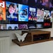 Wall Mounted Floating Media Shelf, Sky Box Storage, Remote Control ...