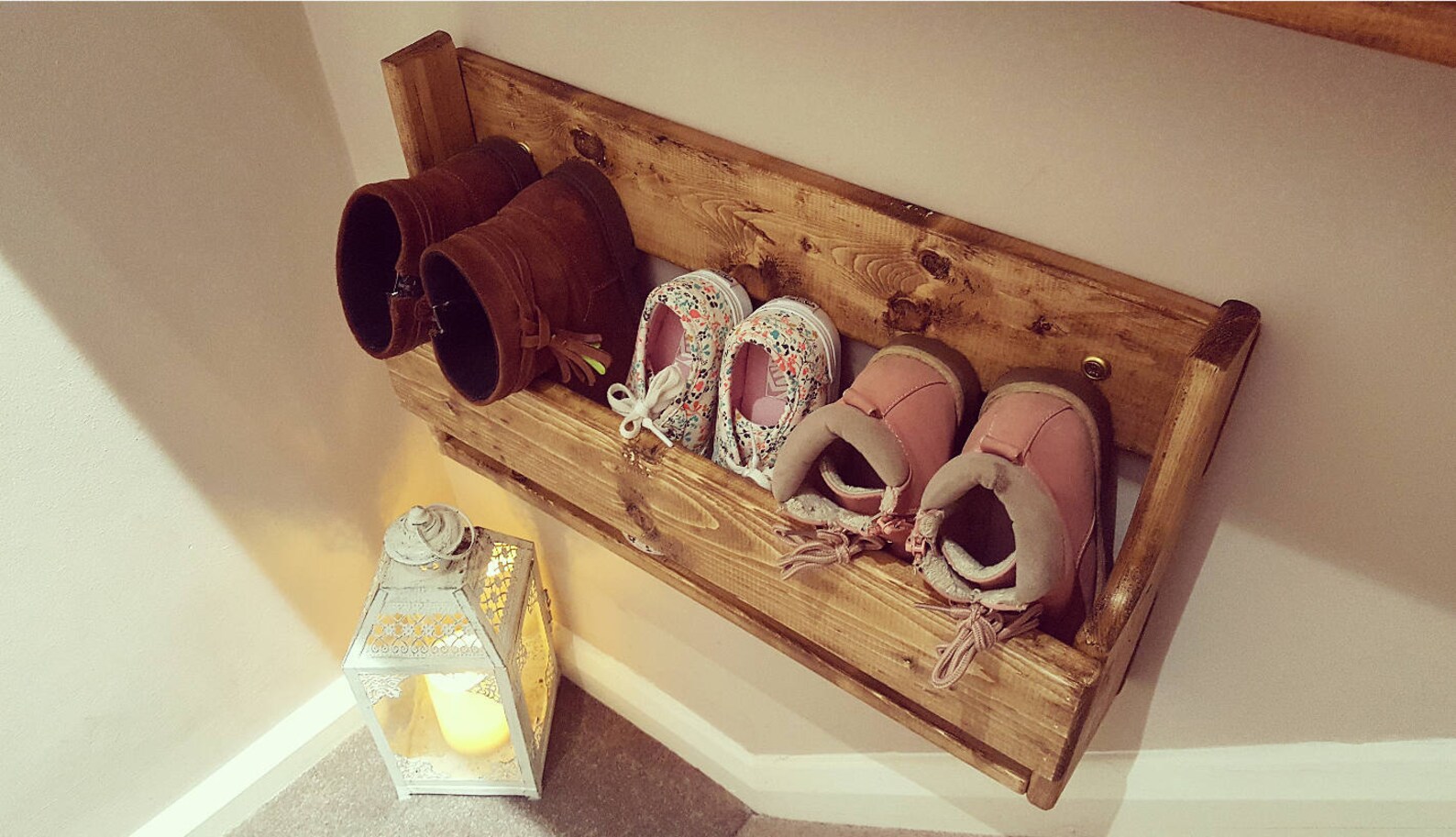 Reclaimed Wooden Shoe Racks Rustic Vintage Shoe / Display - Etsy UK