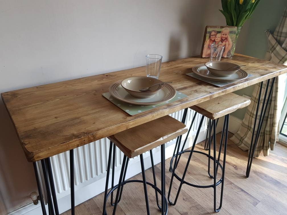Breakfast Bar Kitchen Dining Area Table Scaffold Boards | Etsy UK