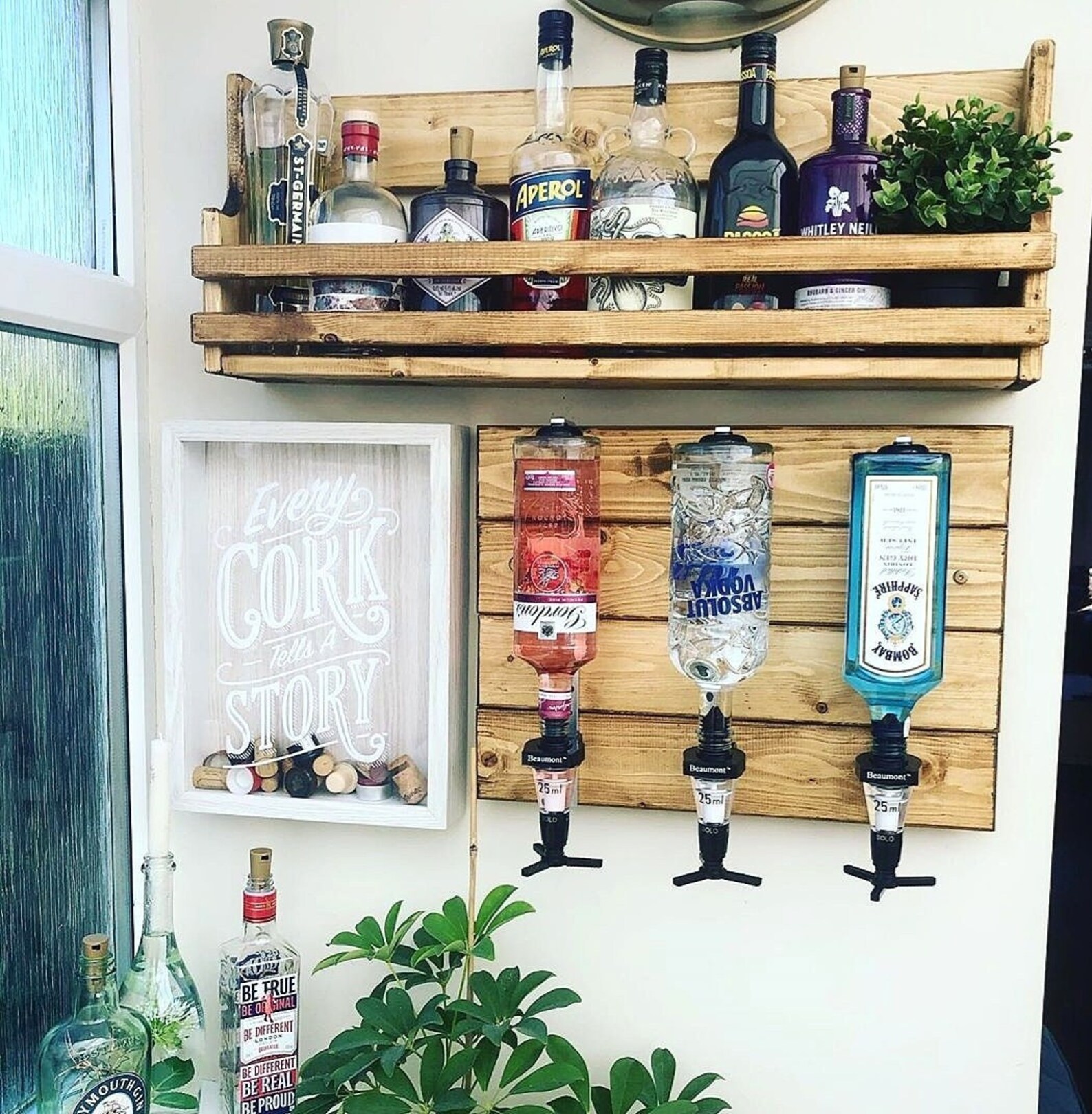 Reclaimed Wooden Spirit Rum Vodka Gin Wine and Beer Bottle - Etsy UK