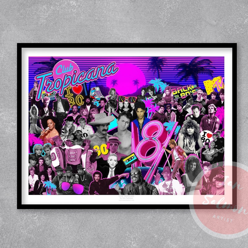 80s Art Print - Etsy