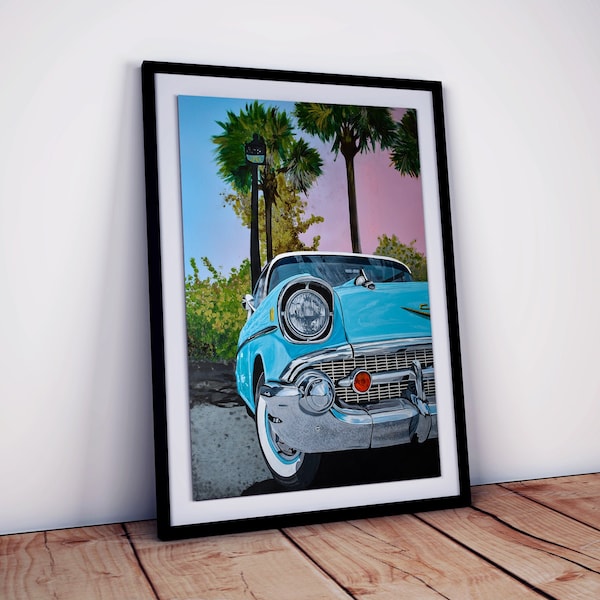 1957 Chevy Bel Air Poster - Etsy