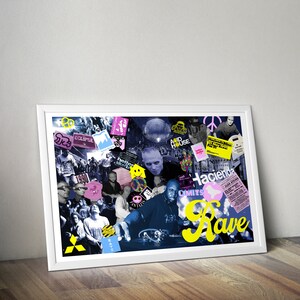 Rave Culture - Limited Edition Print. Acid House Print, Acid House Wall ...