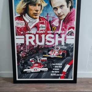 Rush - Limited Edition Print. Rush Movie Print, Rush Film Print, Rush ...