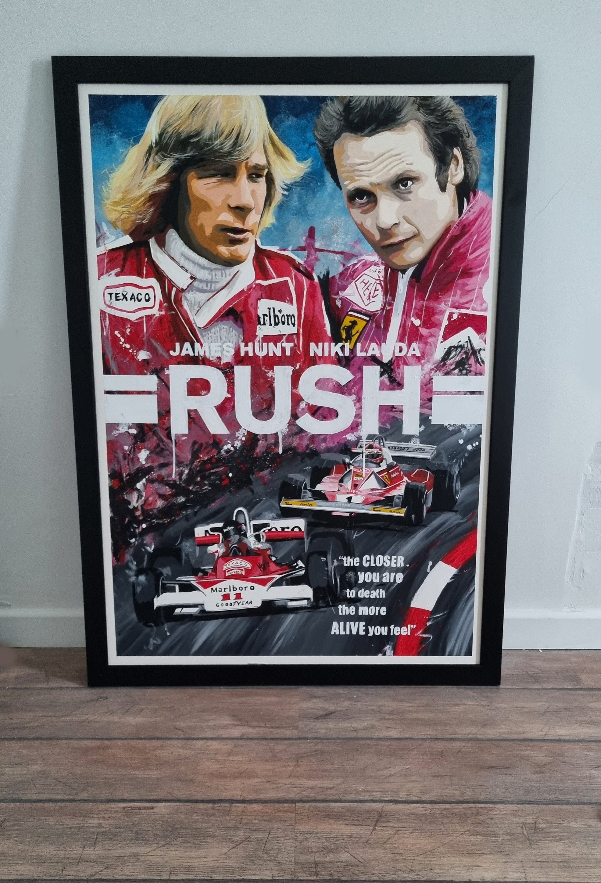 Rush - Limited Edition Print. Rush Movie Print, Rush Film Print, Rush ...