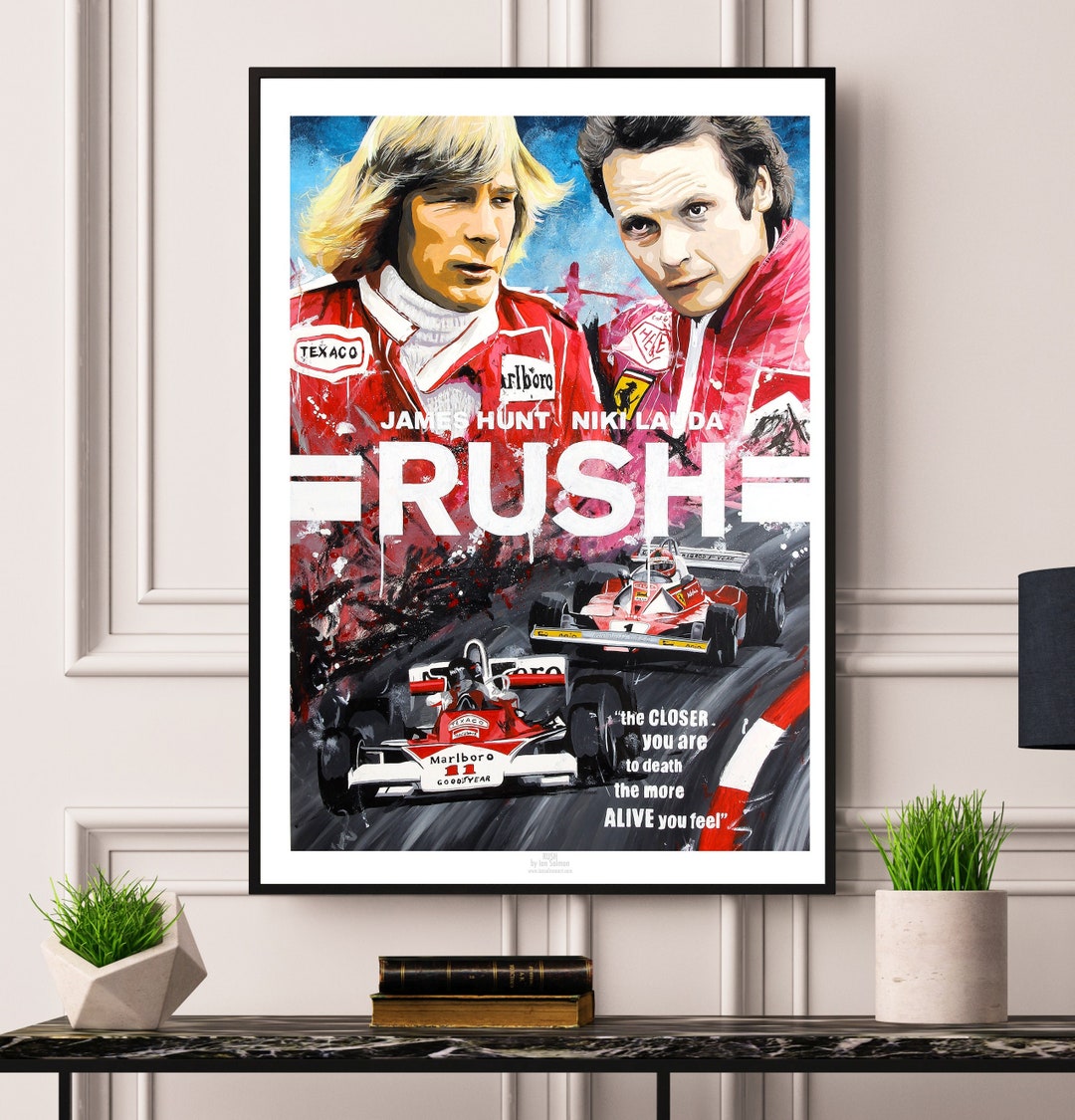 Rush - Limited Edition Print. Rush Movie Print, Rush Film Print, Rush ...