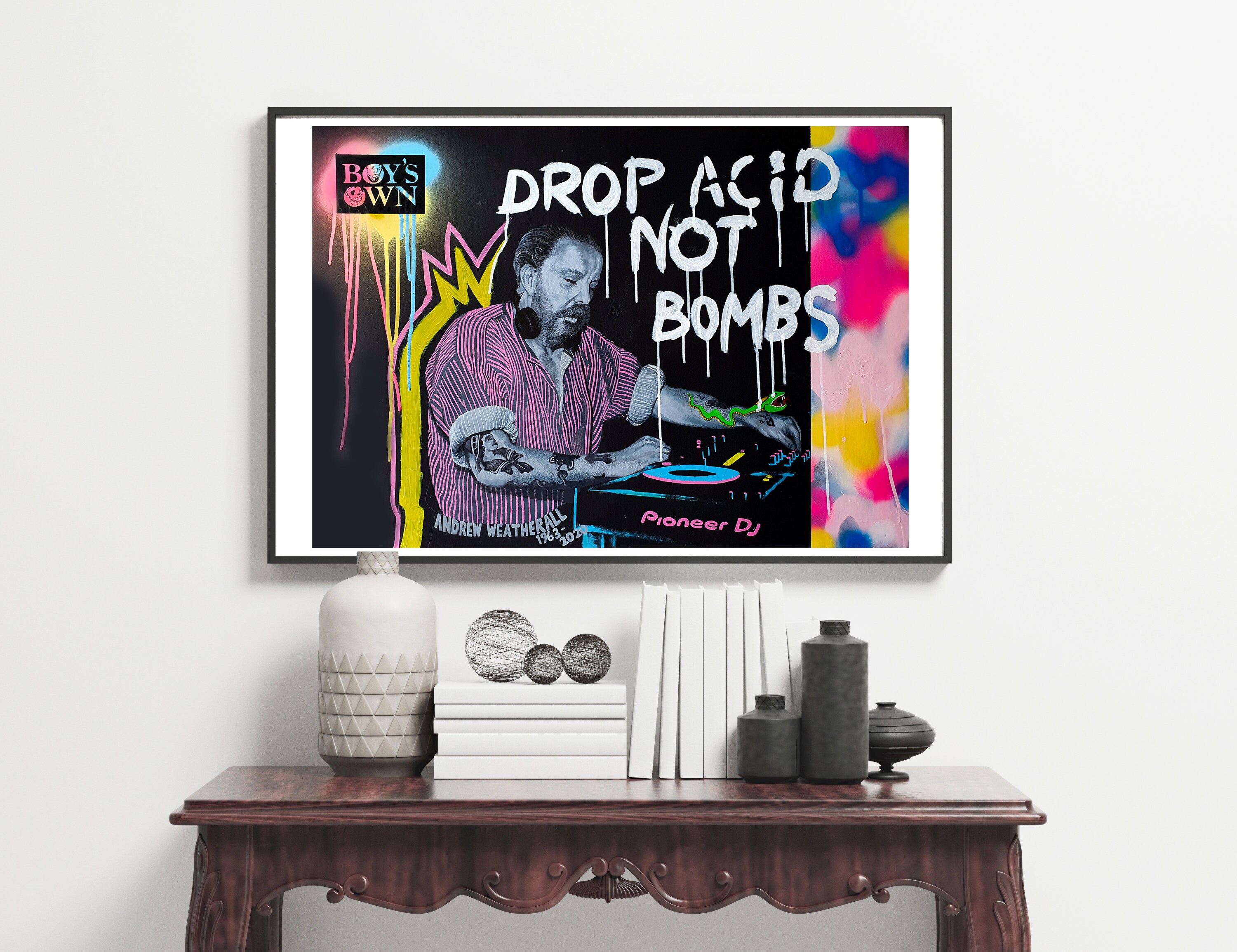 Andrew Weatherall Limited Edition Print. Dance Music Print - Etsy UK