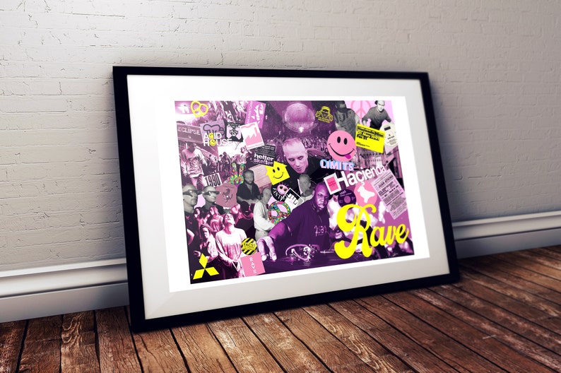 Rave Culture Limited Edition Print Acid House Print Acid | Etsy