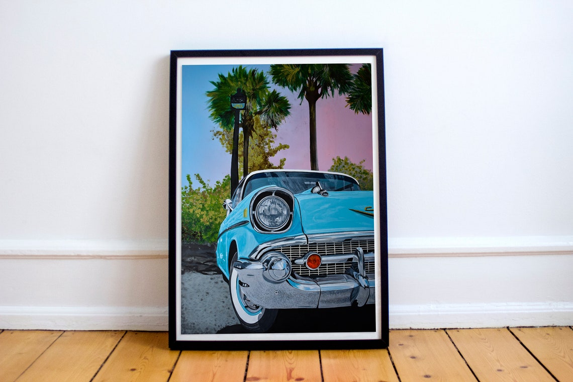 1957 Chevrolet - Limited Edition Print. 1957 Chevrolet Poster, 57 Chevy ...